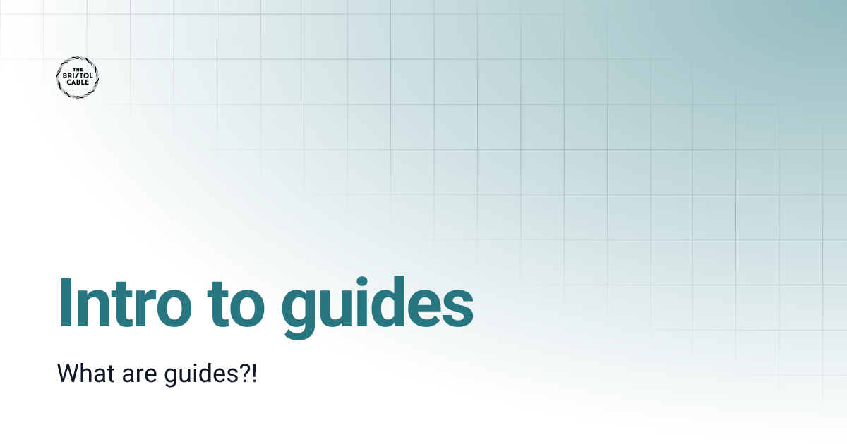 Intro to guides | Handbook