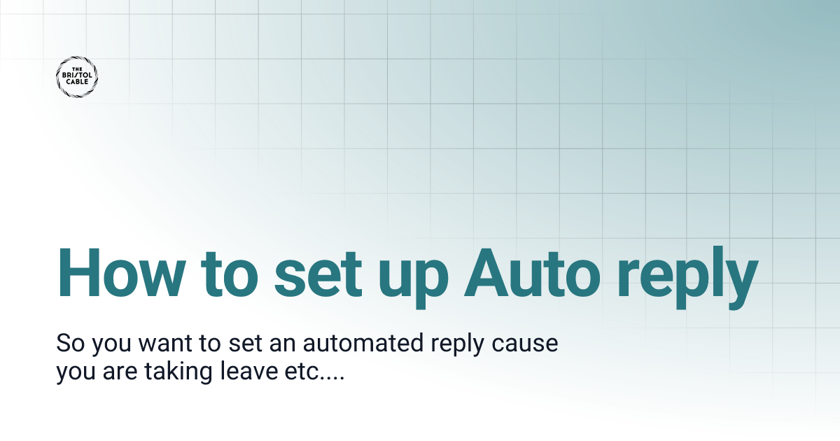 How to set up Auto reply | Handbook